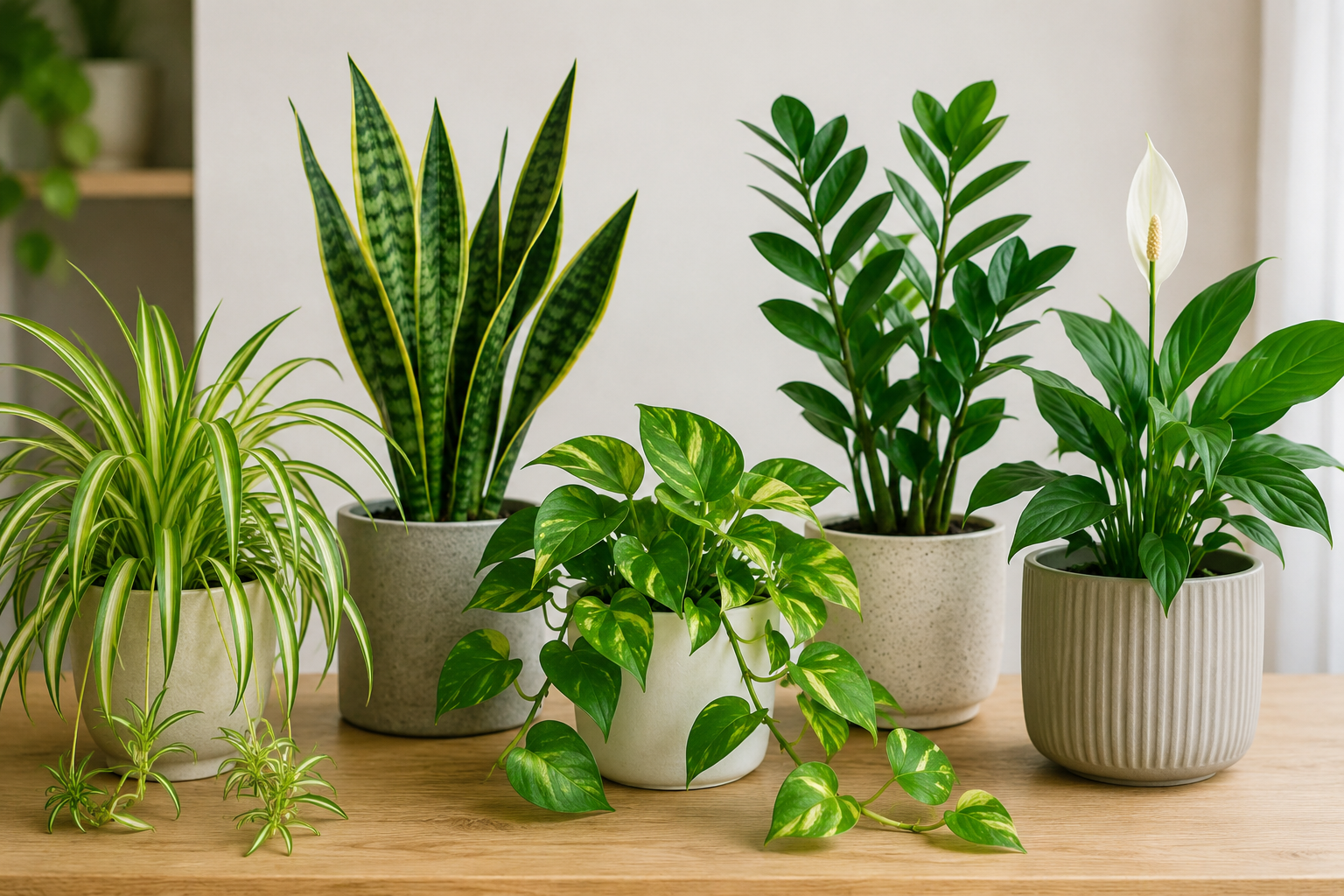 Poco riego, mucho verde: cinco plantas de interior para principiantes ...