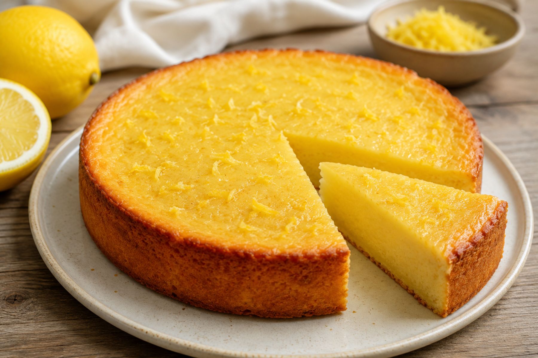 Pastel de limón saludable: la versión sin harina ni azúcar que ...