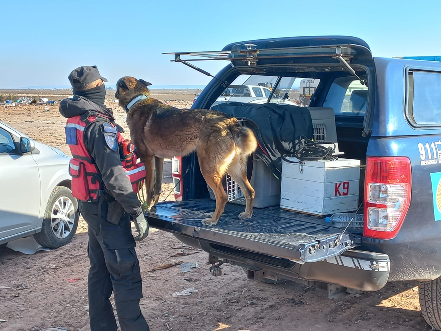 Búsqueda de Manlio Martínez en Neuquén: un perro de la Policía Federal ...