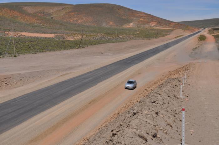 La Ruta 23 está asfaltada en más del 50% de su trayecto