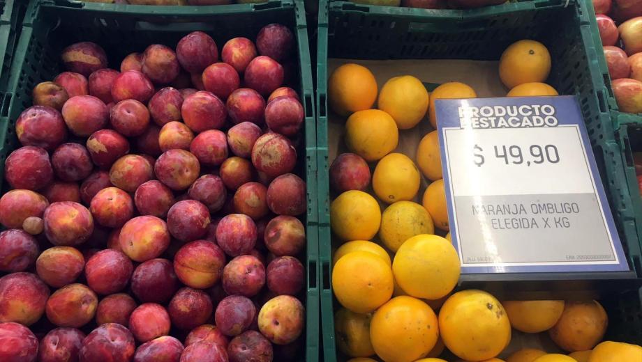 Las frutas encabezan el aumento de precios